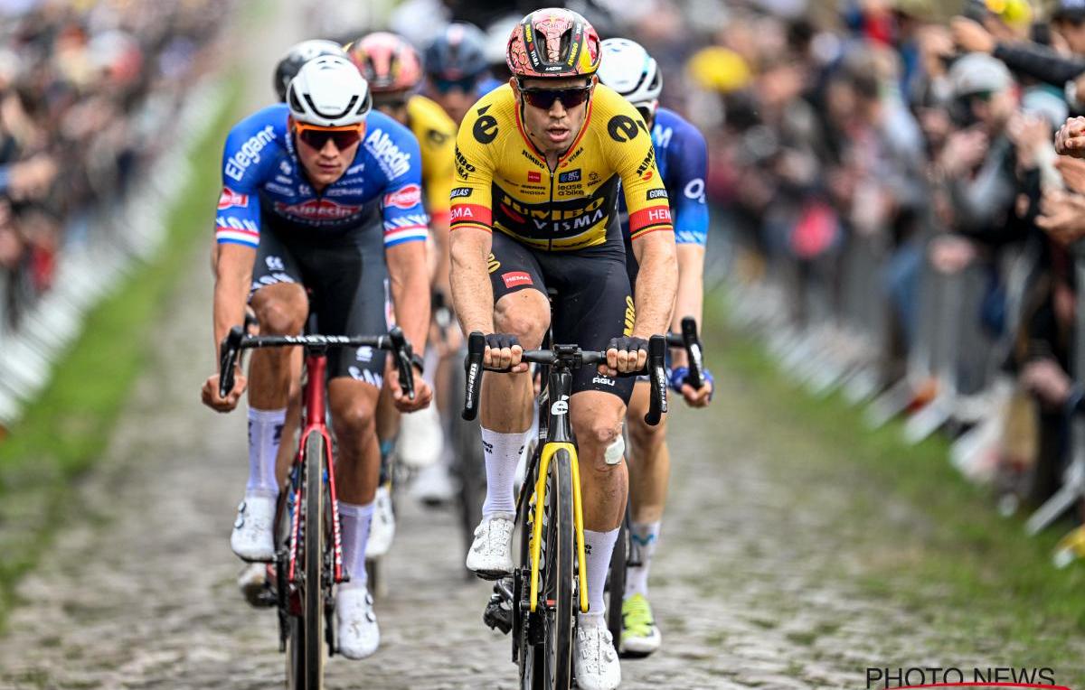 Wout van Aert heeft bericht voor fans nadat hij lek rijdt in finale van Parijs-Roubaix | Redactie24